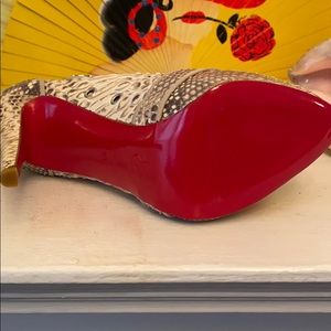 Christian Louboutin | Shoes | Authentic Python Christian Louboutin Size ...